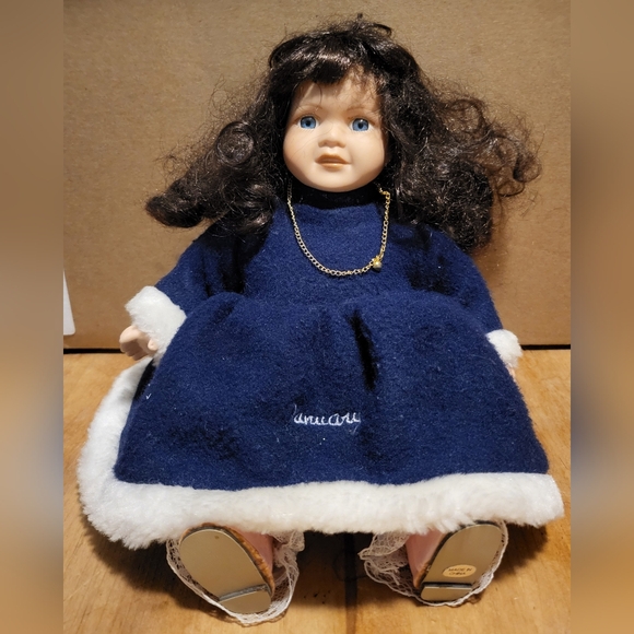 unknown | Toys | Vintage Porcelain January Doll | Poshmark